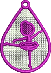 FSL Ballet Girl Embroidery Design | EmbroideryDesigns.com