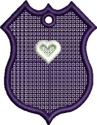 FSL Badge Embroidery Design | EmbroideryDesigns.com