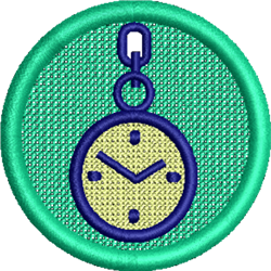 FSL Pocket Watch Embroidery Design | EmbroideryDesigns.com