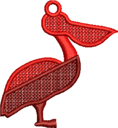 FSL Pelican Embroidery Design | EmbroideryDesigns.com