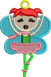 FSL Ballet Fairy Embroidery Design | EmbroideryDesigns.com