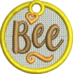 FSL Bee Embroidery Design | EmbroideryDesigns.com