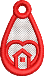 FSL House Embroidery Design | EmbroideryDesigns.com