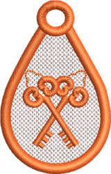 FSL Keys Embroidery Design | EmbroideryDesigns.com