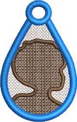 FSL Woman Embroidery Design | EmbroideryDesigns.com