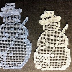 FSL Snowman Embroidery Design | EmbroideryDesigns.com