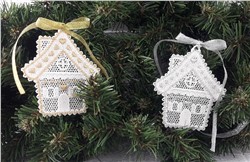 FSL Christmas House Embroidery Design | EmbroideryDesigns.com