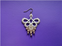 FSL Swirly Earring Embroidery Design | EmbroideryDesigns.com