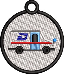 FSL Mail Truck Embroidery Design | EmbroideryDesigns.com