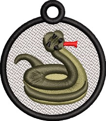 FSL Snake Embroidery Design | EmbroideryDesigns.com