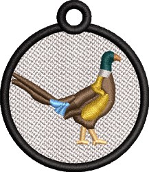 FSL Pheasant Embroidery Design | EmbroideryDesigns.com
