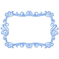 Frame Rectangle Embroidery Design | EmbroideryDesigns.com