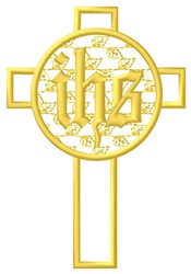 Latin Cross Embroidery Design | EmbroideryDesigns.com