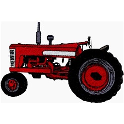 Classic Tractor Embroidery Design | EmbroideryDesigns.com