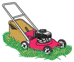 Mower Embroidery Design | EmbroideryDesigns.com