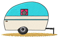 Camper Embroidery Design | EmbroideryDesigns.com