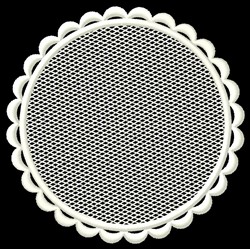 FSL Blank Circle Embroidery Design | EmbroideryDesigns.com
