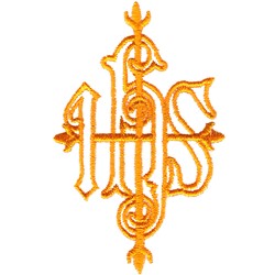 IHS Outline Embroidery Design | EmbroideryDesigns.com