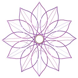 Floral Spirograph Embroidery Design | EmbroideryDesigns.com