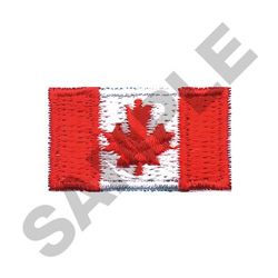SMALL CANADIAN FLAG Embroidery Design | EmbroideryDesigns.com