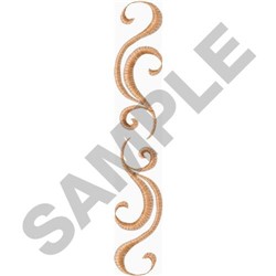 scroll Embroidery Design | EmbroideryDesigns.com