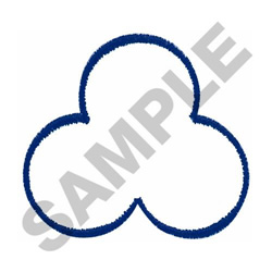 Free TREFOIL Embroidery Design | EmbroideryDesigns.com