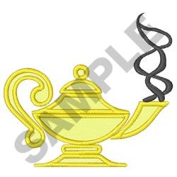 MAGIC LAMP Embroidery Design | EmbroideryDesigns.com
