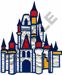 CASTLE APPLIQUE Embroidery Design | EmbroideryDesigns.com