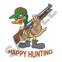 HAPPY HUNTING Embroidery Design | EmbroideryDesigns.com