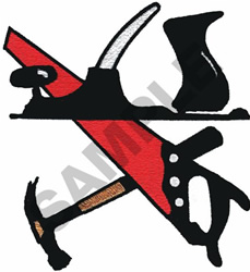 CARPENTRY TOOLS Embroidery Design | EmbroideryDesigns.com