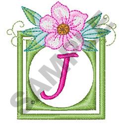 TROPICAL ALPHABET J Embroidery Design | EmbroideryDesigns.com