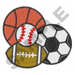 SPORTS BALLS Embroidery Design | EmbroideryDesigns.com