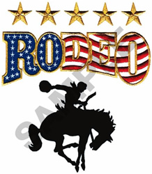 RODEO Embroidery Design | EmbroideryDesigns.com