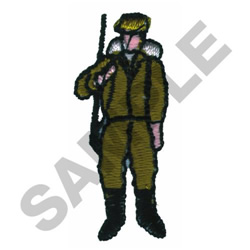 SOLDIER Embroidery Design | EmbroideryDesigns.com