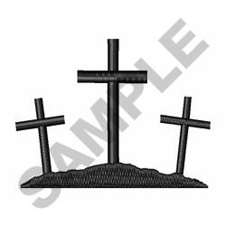 Calvary Crosses Embroidery Design | EmbroideryDesigns.com