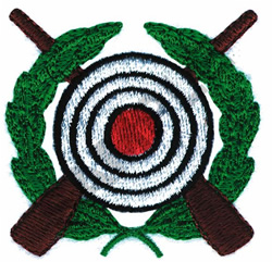 RIFLE TARGET Embroidery Design | EmbroideryDesigns.com