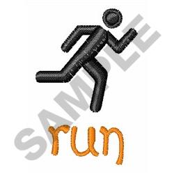 RUN Embroidery Design | EmbroideryDesigns.com