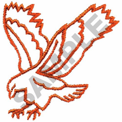 HAWK Embroidery Design | EmbroideryDesigns.com