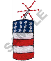 FIRECRACKER Embroidery Design | EmbroideryDesigns.com