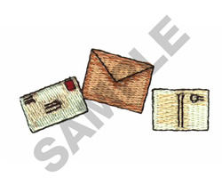 MAIL Embroidery Design | EmbroideryDesigns.com