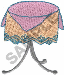 Free TABLE Embroidery Design | EmbroideryDesigns.com
