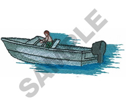 SPEEDBOAT Embroidery Design | EmbroideryDesigns.com