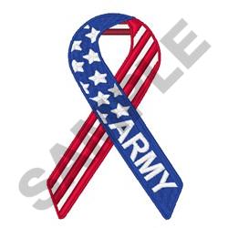 US ARMY RIBBON Embroidery Design | EmbroideryDesigns.com