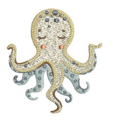OCTOPUS Embroidery Design | EmbroideryDesigns.com