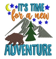 NEW ADVENTURE Embroidery Design | EmbroideryDesigns.com