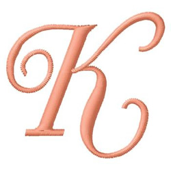 Curly alphabet Embroidery Design | EmbroideryDesigns.com