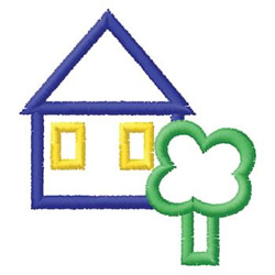 House Embroidery Design | EmbroideryDesigns.com