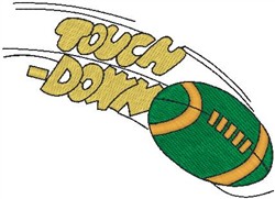 Touchdown Embroidery Design | EmbroideryDesigns.com