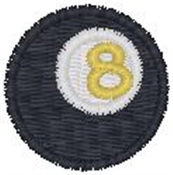 8 Ball Embroidery Design | EmbroideryDesigns.com