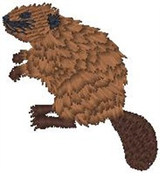 Beaver Embroidery Design | EmbroideryDesigns.com